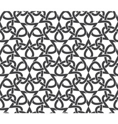 Seamless pattern of intersecting polygons Vector Image