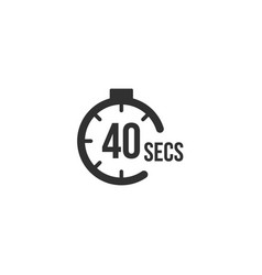 15 seconds countdown timer icon set time interval Vector Image
