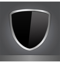 Shield with puzzle pieces Royalty Free Vector Image