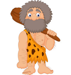 Cartoon philosopher thinker on white background Vector Image