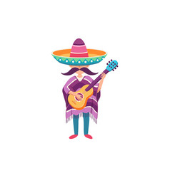 Mexican musician Royalty Free Vector Image - VectorStock