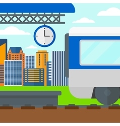 Cartoon train Royalty Free Vector Image - VectorStock