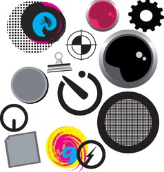 Misc icons Royalty Free Vector Image - VectorStock