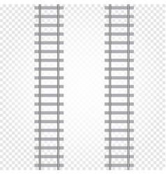 Railroad stations map railway route rail track Vector Image