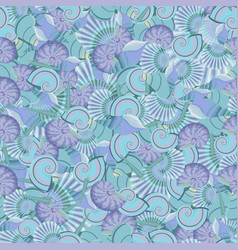 Fresh modern gradient sea shells and pearl Vector Image