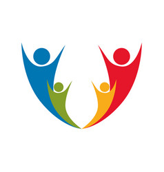 Happy family together icon Royalty Free Vector Image