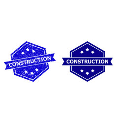 Construction watermark stamp Royalty Free Vector Image