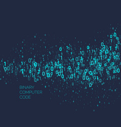 Binary code texture globe Royalty Free Vector Image