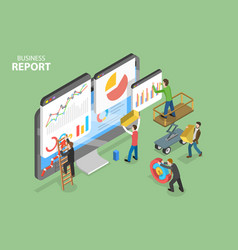 Financial report concept business background Vector Image
