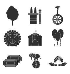 Circus equipment collection set Royalty Free Vector Image