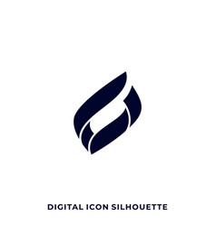 Ag square logo design inspiration Royalty Free Vector Image