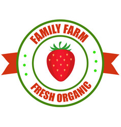 Strawberry jam labels Royalty Free Vector Image