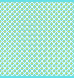 Blue islamic pattern seamless arabic geometric Vector Image