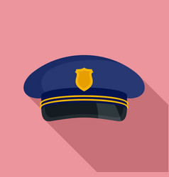 Postman cap icon outline style Royalty Free Vector Image