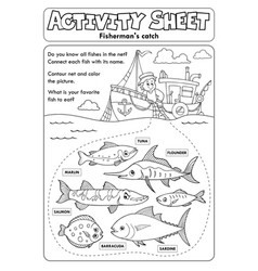 Activity sheet handwriting practise 9 Royalty Free Vector