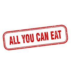 All you can eat Royalty Free Vector Image - VectorStock