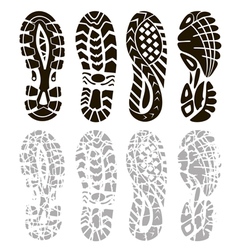 Footprint sport Royalty Free Vector Image - VectorStock
