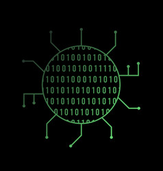 Binary code background Royalty Free Vector Image