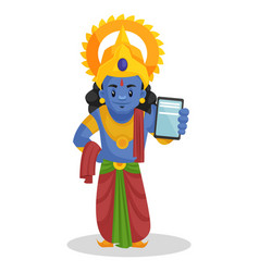 Lord rama cartoon character Royalty Free Vector Image
