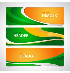 Curve black yellow header design background Vector Image