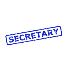 Secretary seals with rubber surface and parallel Vector Image