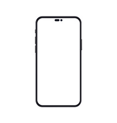 Smartphone isolated on transparent background Vector Image