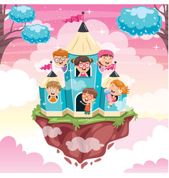 Magic education concept Royalty Free Vector Image