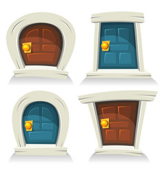 Mouse home inside house Royalty Free Vector Image