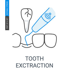 Family dentistry clinic poster template in line Vector Image