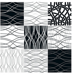 Geometric seamless patterns Royalty Free Vector Image