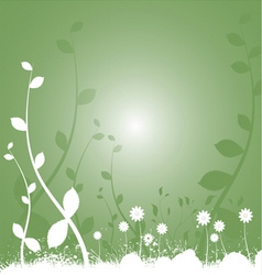 Abstract spring background frame Royalty Free Vector Image