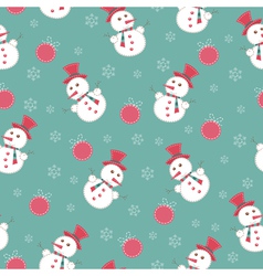 Vintage christmas seamless pattern Royalty Free Vector Image