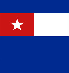 Flag rectangular shape Royalty Free Vector Image