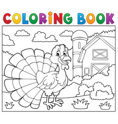 Coloring book sheep theme 2 Royalty Free Vector Image