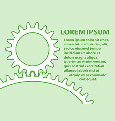 Gear wheel pattern Royalty Free Vector Image - VectorStock