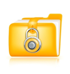 Closed folder icon Royalty Free Vector Image - VectorStock