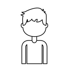 Handsome icon boy Royalty Free Vector Image - VectorStock