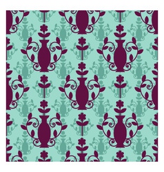 Damask pattern Royalty Free Vector Image - VectorStock