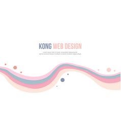 Abstract background website header simple design Vector Image