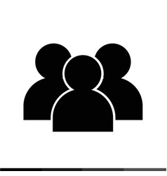 People icon business corporate team working Vector Image