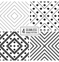 Fabric circles abstract diagonal pattern Vector Image