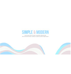 Abstract background website header simple design Vector Image