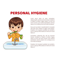 Cartoon toothbrushes dental hygiene and mouth Vector Image