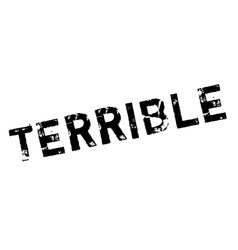 Terrible rubber stamp Royalty Free Vector Image