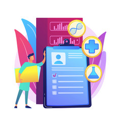 Big data healthcare concept banner header Vector Image