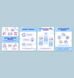 Generation z poster template layout modern age Vector Image