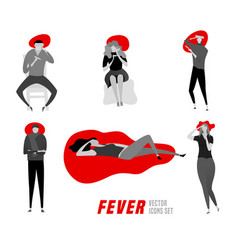 Normal temperature range Royalty Free Vector Image