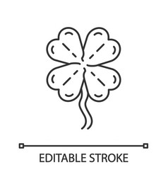 Leaf clover Royalty Free Vector Image - VectorStock