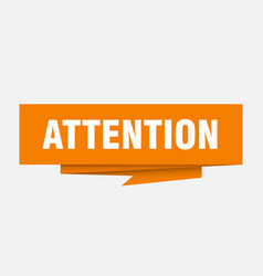 Male hand holding megaphone with attention please Vector Image