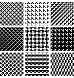 Graphic patterns set Royalty Free Vector Image
